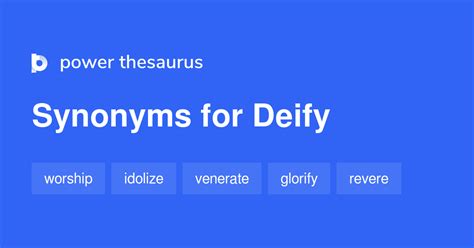 332 DEIFY Synonyms