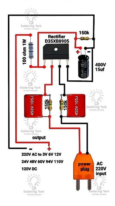 220V AC To 3V 12 18 24 30 40 110V Auto Volts Shorts Diy In