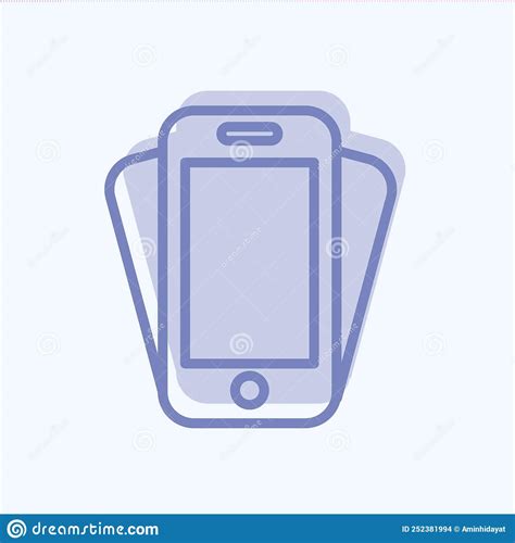 Icon Smartphone Shake Suitable For Web Interface Symbol Two Tone