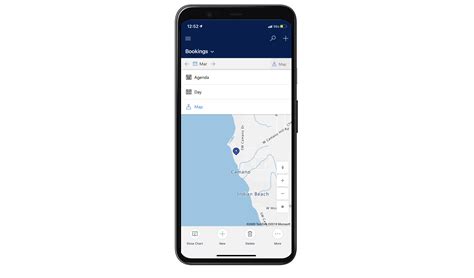 view daily bookings on a map microsoft learn