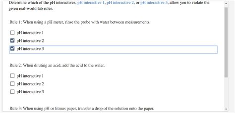 Determine Which Of The PH Interactives PH Chegg Com
