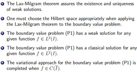Solved The Lax Milgram Theorem Assures The Existence And