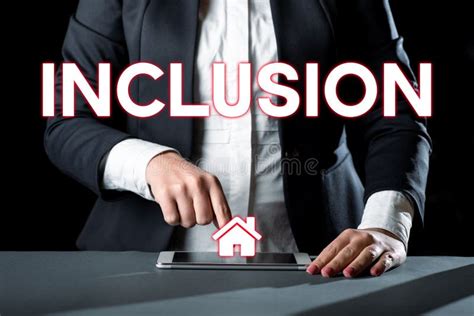 Writing Displaying Text Inclusion Business Overview Action State Including Of Being Included
