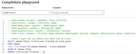 Generating Code With Azure Openai Codex