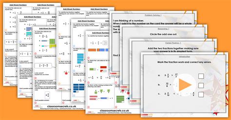 Mixed Age Year 5 And 6 Fractions Step 11 Resource Pack Classroom