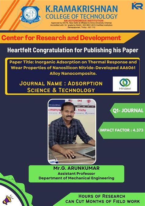 Kramakrishnan College Of Technology On Linkedin Krct Krcttrichy