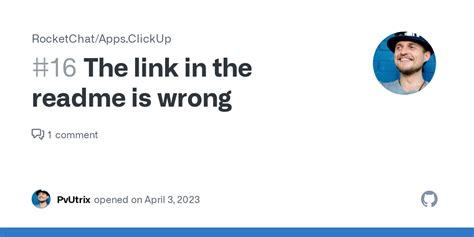the link in the readme is wrong · issue 16 · rocketchat apps clickup