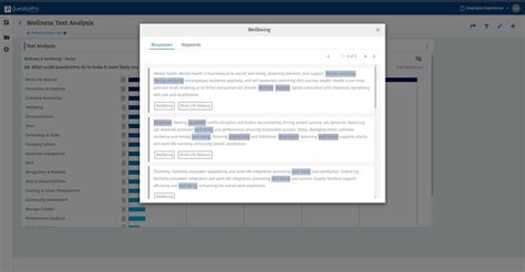 Text Analysis Widget In Workforce Analytics Portal Questionpro Help