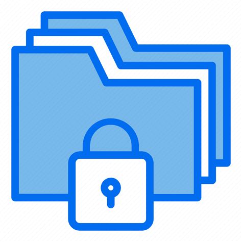 1 Folder Protection Padlock File Security Icon Download On Iconfinder