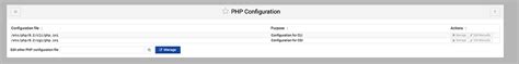 php configuration fpm option missing webmin virtualmin community