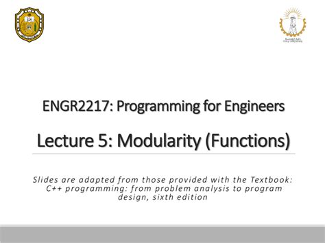 05 Modularity Sp2020