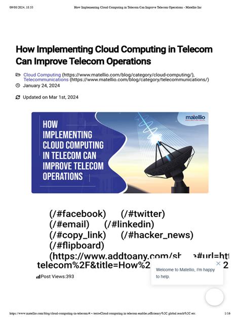 How Implementing Cloud Computing In Telecom Can Improve Telecom