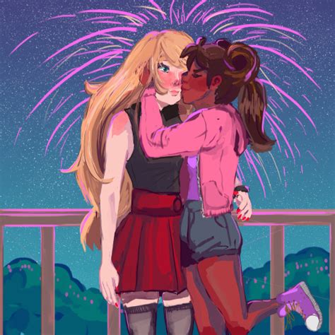 Pokemon X And Y Shauna Fireworks