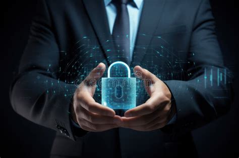 Cybersecurity And Privacy Concept Of Data Protection Secure Encryption Technology Generative