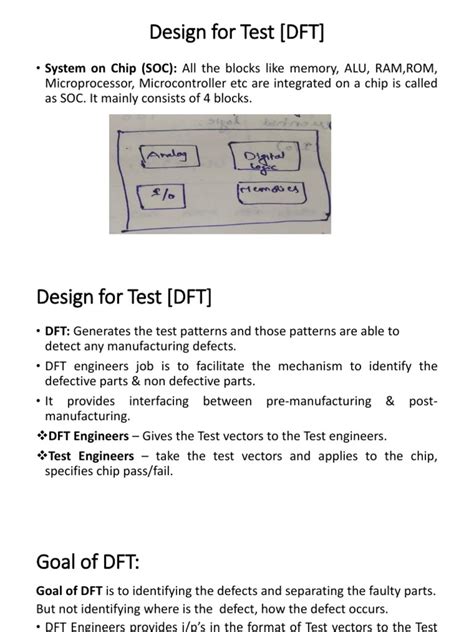 Design For Test Dft 1 Pdf Integrated Circuit Semiconductor