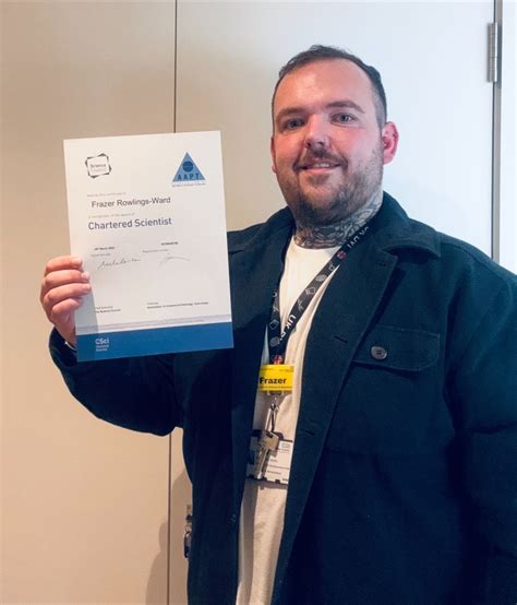 Qanda Pursuing Chartered Scientist Csci Status With Aapt Support