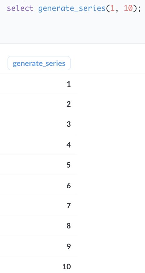 Generateseries函数 Surena 博客园