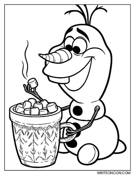 Olaf Coloring Pages Printable 2025
