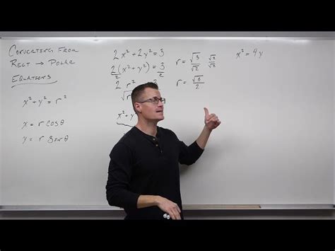 free video how to convert from rectangular equations to polar