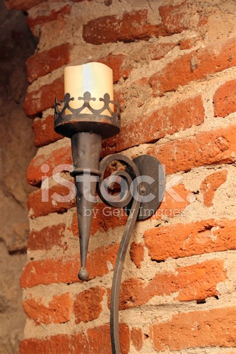 Torch On A Wall Stock Photo Royalty Free Images FreeImages
