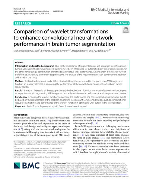 Pdf Comparison Of Wavelet Transformations To Enhance Convolutional Neural Network Performance