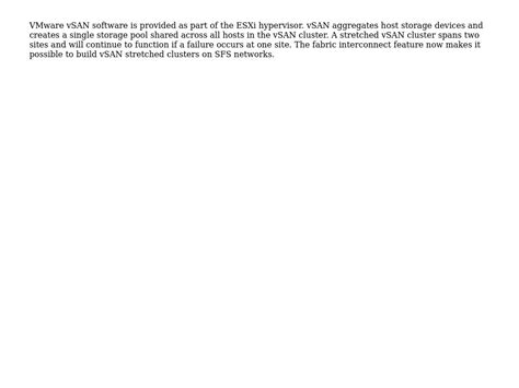 Vmware Vsan Stretched Cluster Smartfabric Services With Multisite