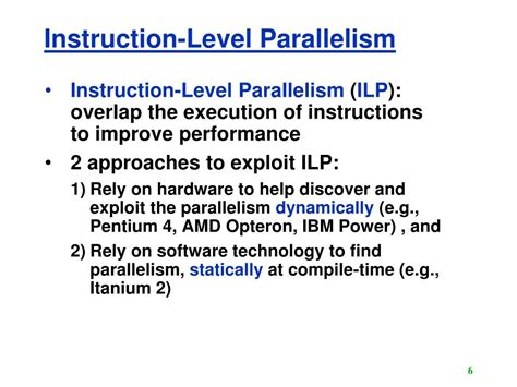 Ppt Ch2 Instruction Level Parallelism And Its Exploitation 1 Ilp Powerpoint Presentation Id