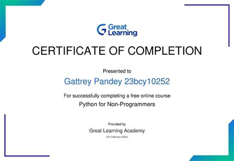 Gattrey Pandey On Linkedin Python Greatlearning Continuouslearning