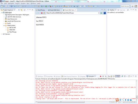 Jsp项目连接mysql数据库，细致入微版jsp Mysql Csdn博客