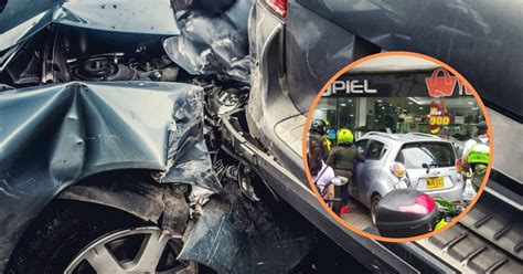 Aparatoso Accidente En Ibagué Vehículo Impactó Contra La Fachada De Un Local Comercial Y Dejó
