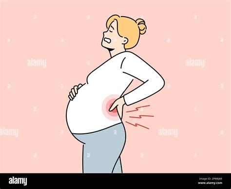 Backache Symptom Stock Vector Images Alamy