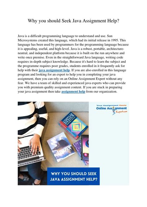 Ppt Why You Should Seek Java Assignment Help Powerpoint Presentation