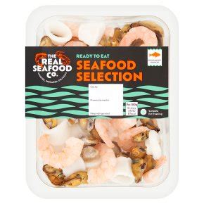 Real Seafood Co King Prawn Mussel And Squid Seafood Selection