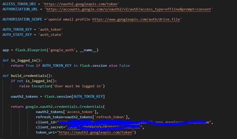 Google Auth With Google Drive Using Python Stack Overflow