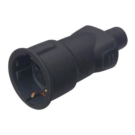 Розетка силовая Legrand, 2К+3, 16А, 1 фазная, IP44, чёрная 11318 Owwa