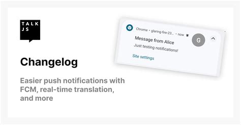 Easier Push Notifications With Fcm Real Time Translation And More