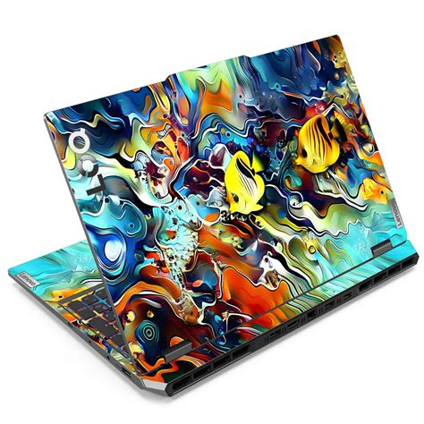 Shop Colorful Explosion Abstract Art Laptop Skin For Lenovo Loq Buy