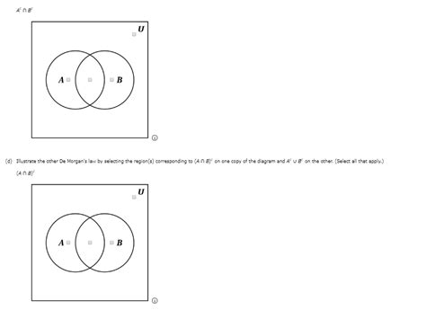 solved consider the venn diagram below a illustrate one