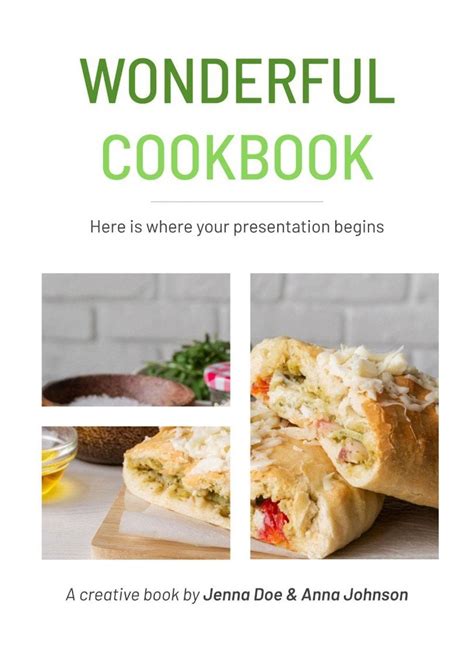 Wonderful Cookbook Google Slides PowerPoint Template