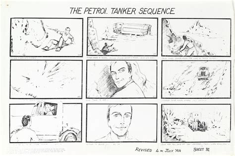 Bonhams James Bond A Set Of Storyboards For Licence To Kill Eon Productions 1988 Qty