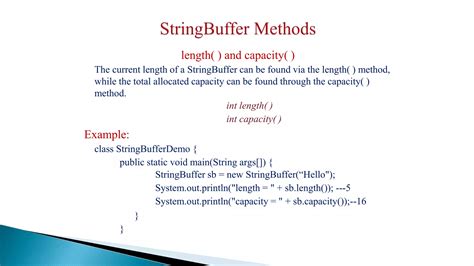 Stringbufferpptx Programming Languages Computing