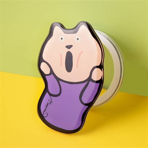 【meemaw咪某】 吶喊的貓megsafe手機支架 貓咪 貓 手機支架 支架 Line 禮物