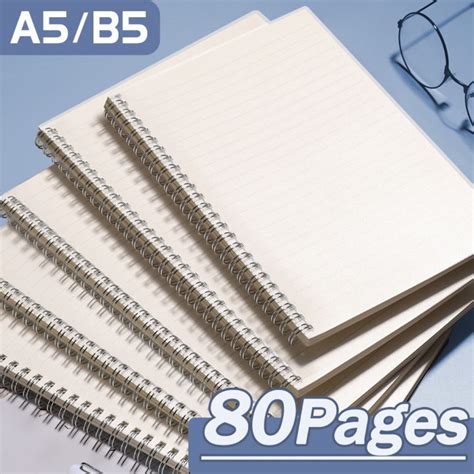 Coil Notebook Grid Blank Line Dot A5b5 Loose Leaf Coil Notebook Spiral