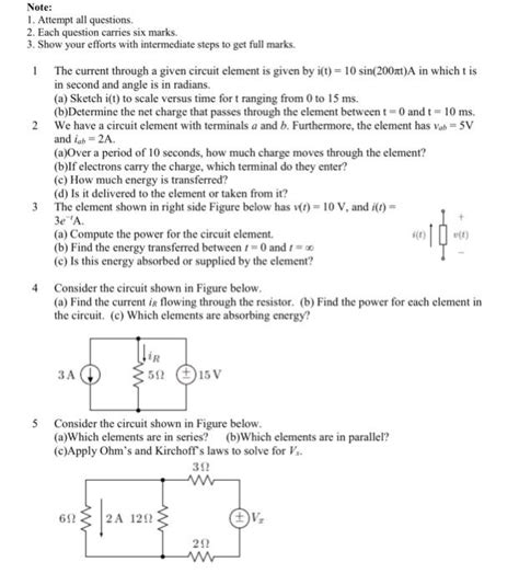Solved Note 1 Attempt All Questions 2 Each Question