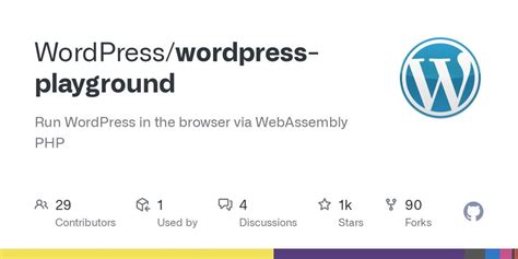 wordpress playground run wordpress in the browser via webassembly php