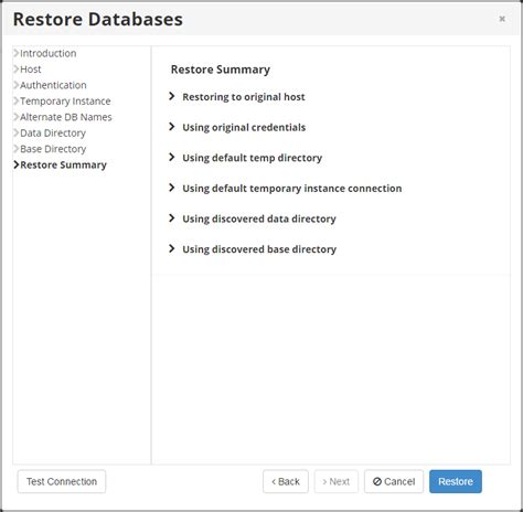 How To Restore A Mysql Database In R1soft Server Backup Manager To The Original Location