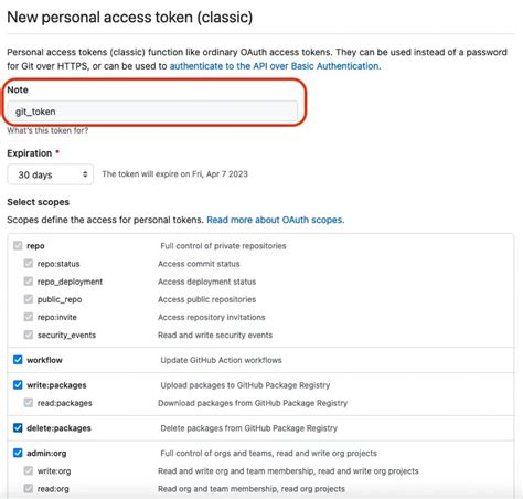 github token 的設定 mintrabbitplus