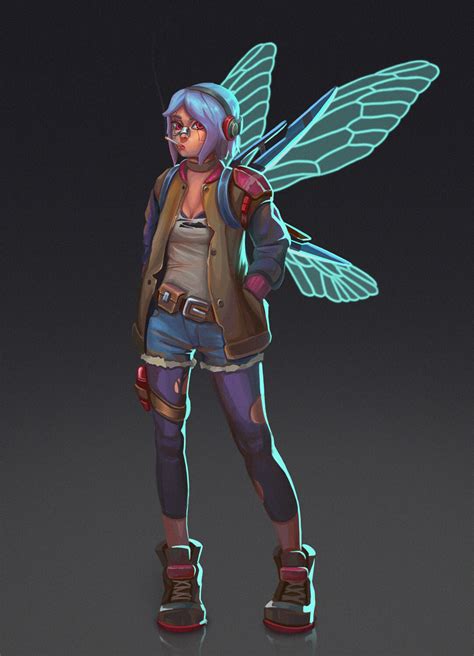 Artstation Cyberpunk Fairy
