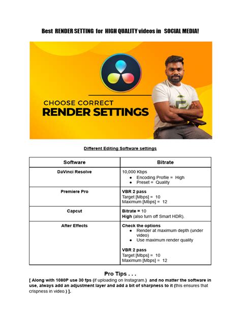 Render Settings Pdf