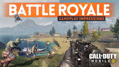 Call Of Duty Mobile Battle Royale Gameplay + Impressions - YouTube